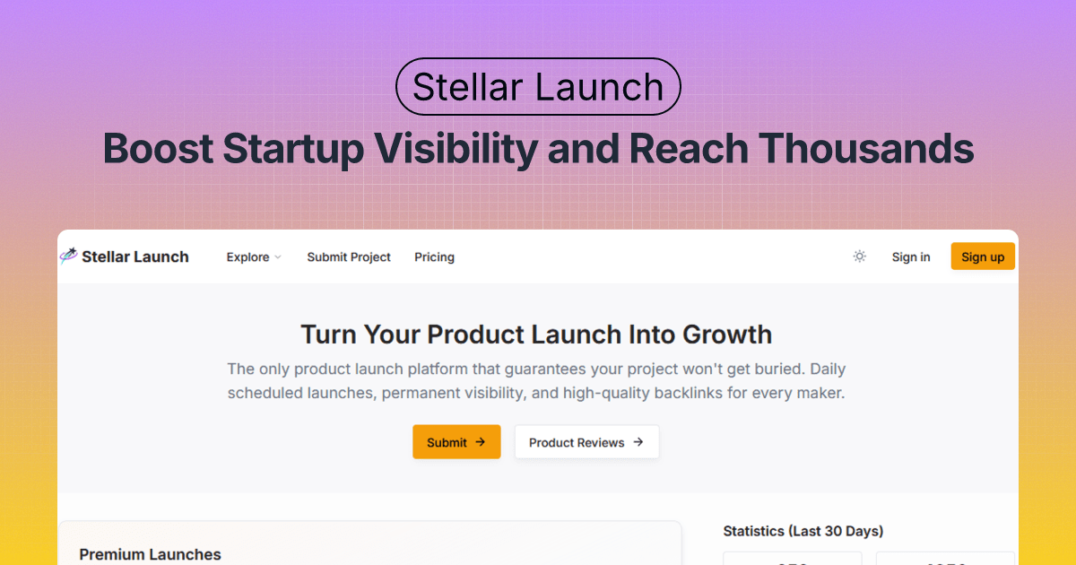 Stellar Launch — HUNT0
